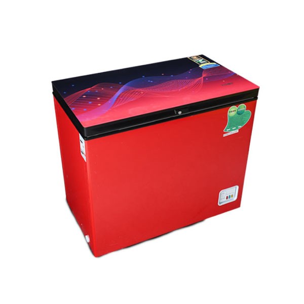 VISION GD Chest Freezer RE 250L Magic Line Maroon- GET TO EASY